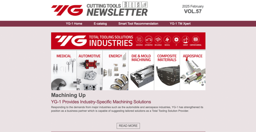 YG-1 CUTTING TOOLS NEWSLETTER
